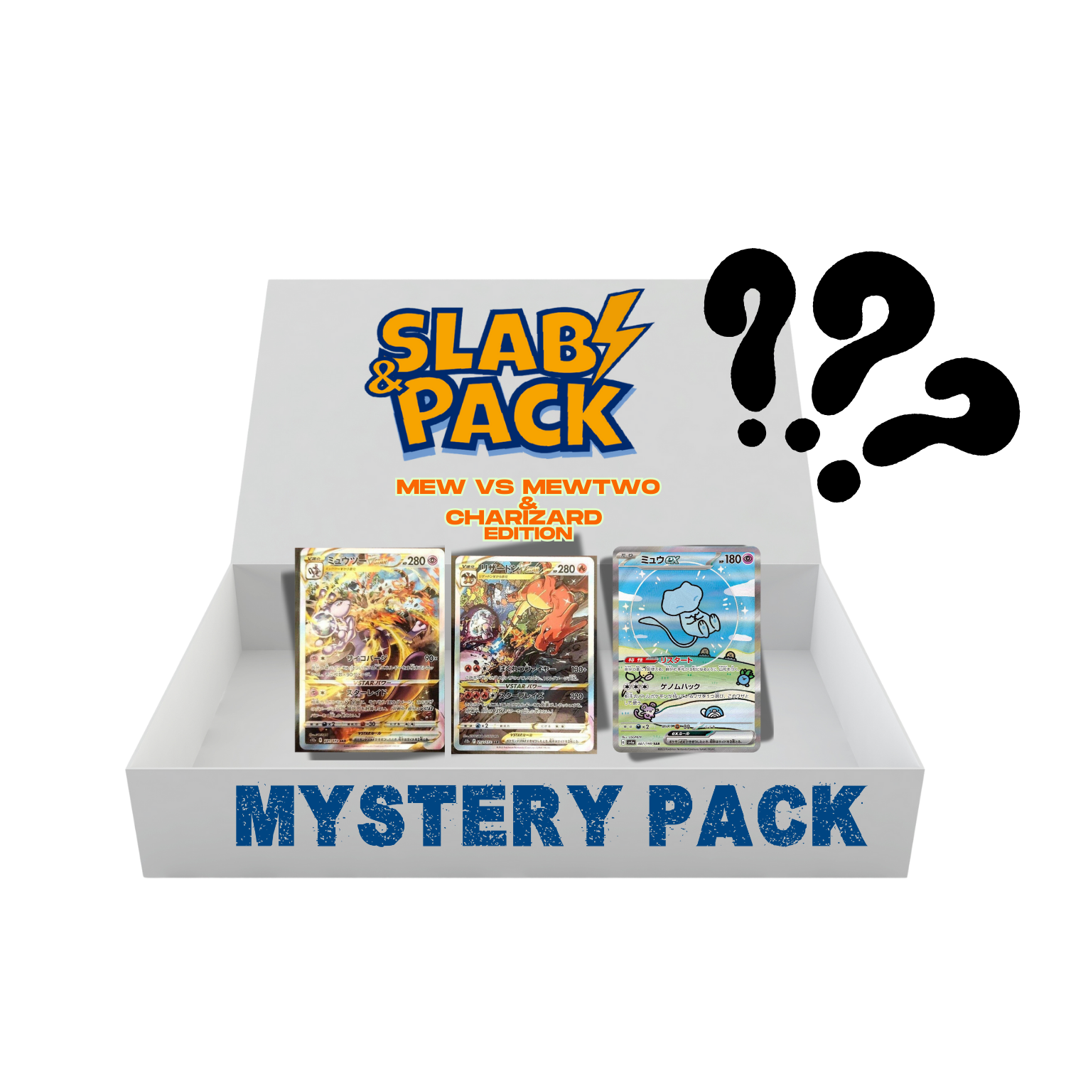 Pokemon - Mew vs Mewtwo Mystery Pack – SlabandPack